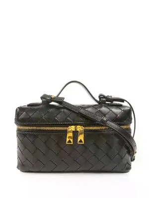 Bottega Veneta Bang Bang Intrecciato Shoulder Bag - Black