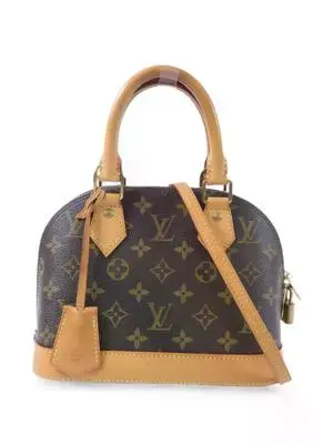 LOUIS VUITTON Monogram Canvas Bb Alma Tote Bag - Brown