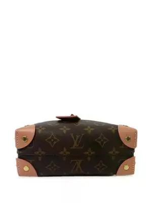 LOUIS VUITTON Monogram Canvas Petite Malle Souple Mini Bag - Brown