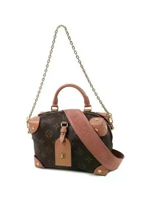 LOUIS VUITTON Monogram Canvas Petite Malle Souple Mini Bag