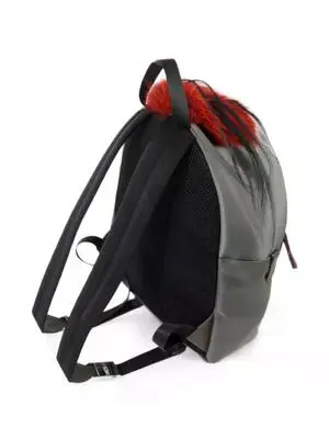 Fendi Monster Fur-trim Backpack