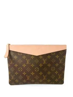 LOUIS VUITTON Daily Pouch Clutch Bag - Brown