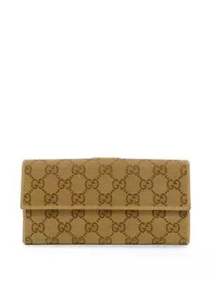 Gucci Gg Canvas Wallet - Neutrals