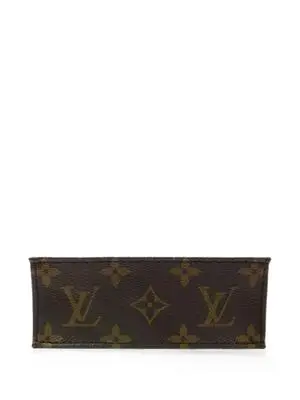 LOUIS VUITTON Monogram Petit Sac Plat Shoulder Bag