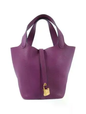 Hermès Picotin Lock Tote Bag - Purple