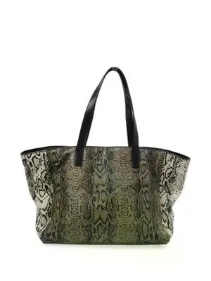 Marc Jacobs Snake-print Leather Tote Bag