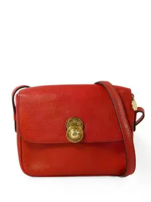 Celine Turn-lock Crossbody Bag - Red