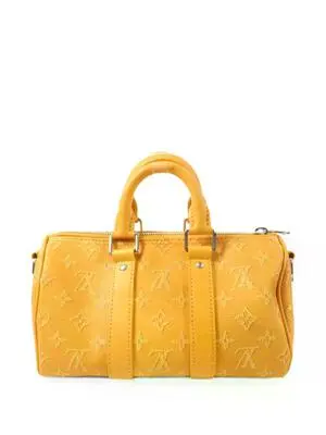 LOUIS VUITTON Keepall Bandoulière 25 Tote Bag - Yellow