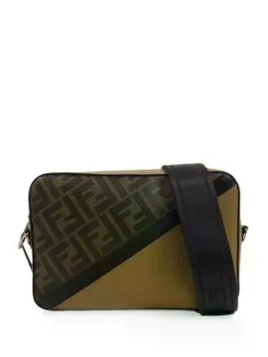 Fendi Diagonal Camera Case Shoulder Bag - Neutrals
