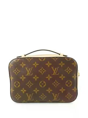 LOUIS VUITTON Saintonge Monogram Cross Body Bag - Brown