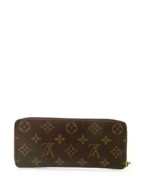 LOUIS VUITTON Monogram Clemence Wallet - Brown