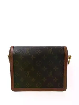 LOUIS VUITTON Mini Dauphine Monogram Reverse Shoulder Bag - Brown