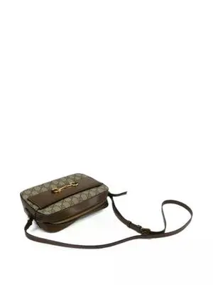 Gucci Small Horsebit 1955 Gg Supreme Shoulder Bag