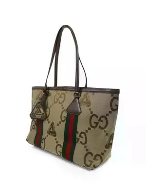 Gucci X Palace Medium Gg Supreme Tote Bag - Neutrals