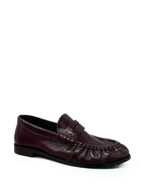 Saint Laurent Le Loafer Supple Leather Shoes