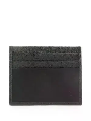 Prada Re-nylon Saffiano Leather Card Holder