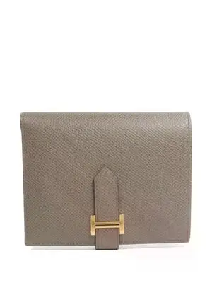 Hermès Bearn Compact Wallet - Grey