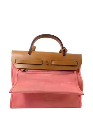 Hermès 2015 Pm Herbag 2-way Tote Handbag - Pink