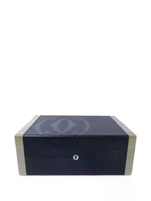 Cartier Logo-detail Humidor Cigar Box - Black