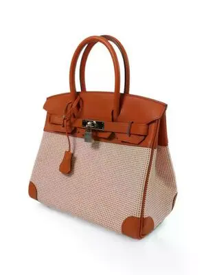 Hermès 2021 30 Birkin Padlock-detail Tote Bag