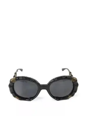 Gucci Bamboo Interlocking G Sunglasses - Black