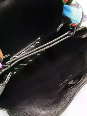 Balenciaga Logo-print Scarf-detail Shoulder Bag