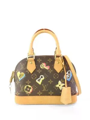 LOUIS VUITTON Love Lock Alma Bb Tote Bag - Brown