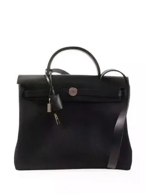 Hermès Herbag Pm Two-way Handbag - Black
