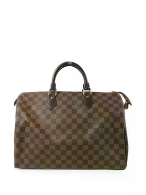 LOUIS VUITTON Damier Speedy 35 Luggage Bag