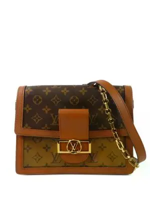 LOUIS VUITTON Dauphine Mm Monogram Reverse Shoulder Bag