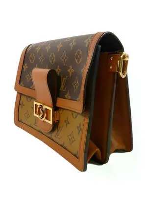 LOUIS VUITTON Dauphine Mm Monogram Reverse Shoulder Bag