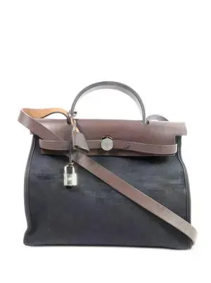 Hermès Herbag Pm Two-way Bag - Black