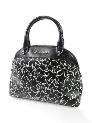 Michael Kors Small Emmy Dome Satchel Tote Bag With Star Print