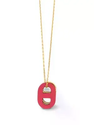 Hermès O'maillon Leather Pendant Necklace