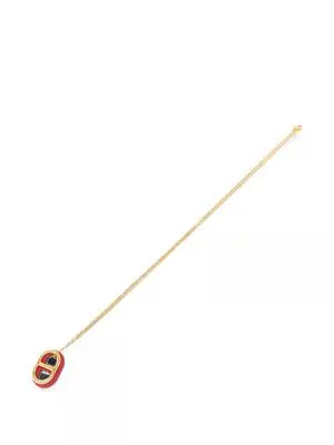 Hermès O'maillon Leather Pendant Necklace