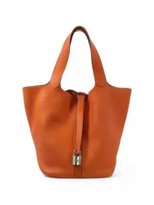 Hermès Gm Picotin Lock Tote Bag - Orange