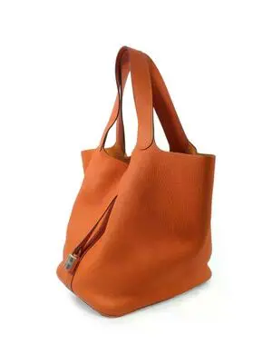 Hermès Gm Picotin Lock Tote Bag - Orange
