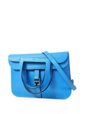 Hermès Halzan 25 Shoulder Bag - Blue
