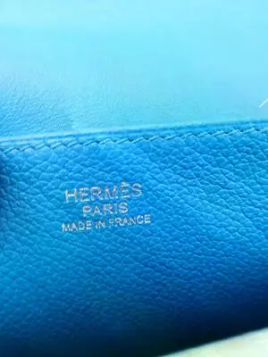 Hermès Halzan 25 Shoulder Bag - Blue
