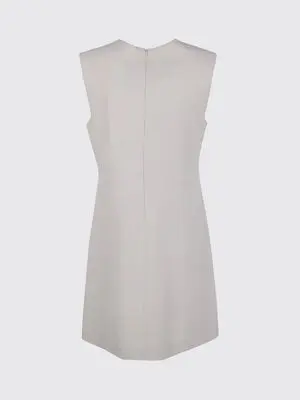 PAROSH P.a.r.o.s.h. Off-the-shoulder Linen Blend Sheath Mini Dress - Sand