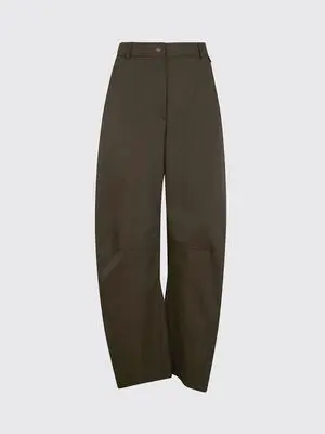 Herno High-waisted Wide-leg Trousers With Belt Loops In Twill