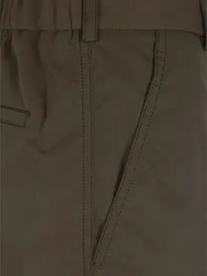 Herno High-waisted Wide-leg Trousers With Belt Loops In Twill