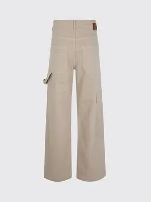 PAROSH Cotton Twill Carpenter Pants