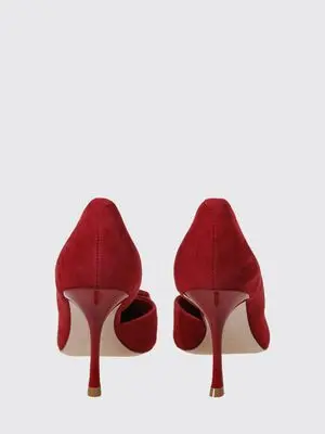 ROGER VIVIER Suede Stiletto Court Shoes - Red