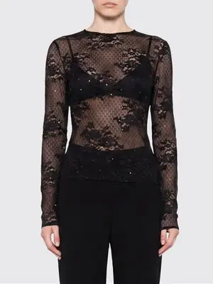 Giuseppe Di Morabito Lace Embellished Top - Black