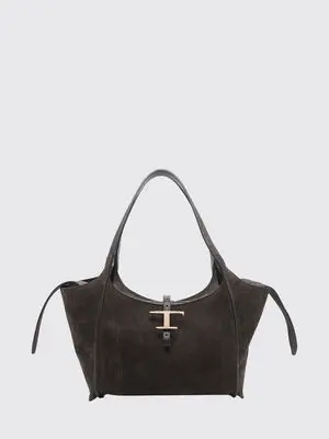 TOD'S Suede Shoulder Bag - Brown