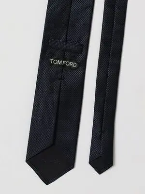 TOM FORD Classic Pure Mulberry Silk Tie - Navy