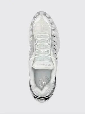 PLEIN SPORT Bi Thunderstorm Genx Sneakers In Mesh With Chunky Sole - White