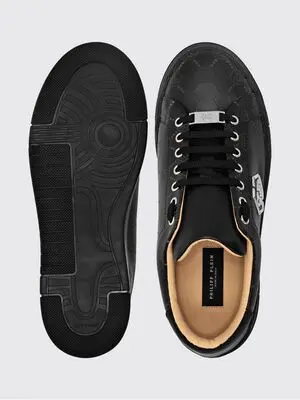 Philipp Plein Embellished Low-top Sneakers - Black