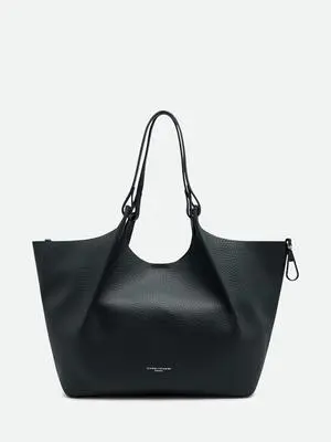 GIANNI CHIARINI Dua Grained Calfskin Leather Shoulder Bag - Green